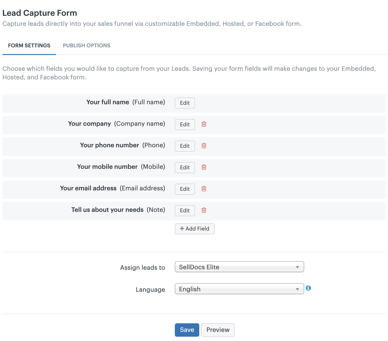 Einrichten und Veröffentlichen des Lead-Erfassungsformulars – Zendesk-Hilfe
