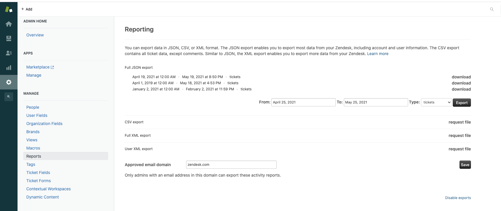 Anuncio de cambios en los límites de exportación de tickets – Ayuda de ...
